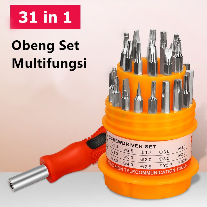 Jual Obeng Mini Set Multifungsi Untuk HP, laptop, PC, Android, DVD ...