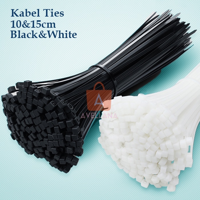 Jual Kabel Ties Tali Pengikat / Cable Ties / Zip ties / Kabel Tis Hitam ...