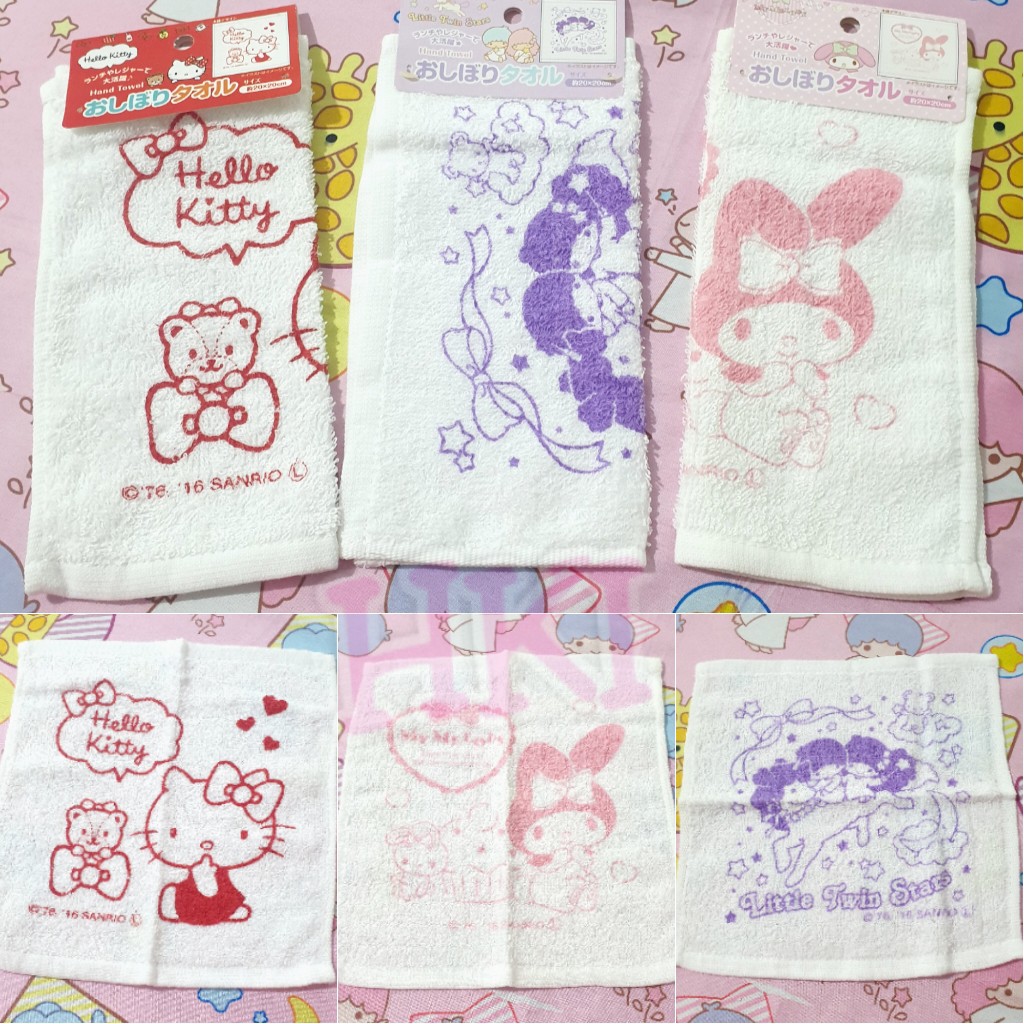 Jual Sapu Tangan Handuk Handuk Muka Handuk Kecil Hello Kitty My Melody ...