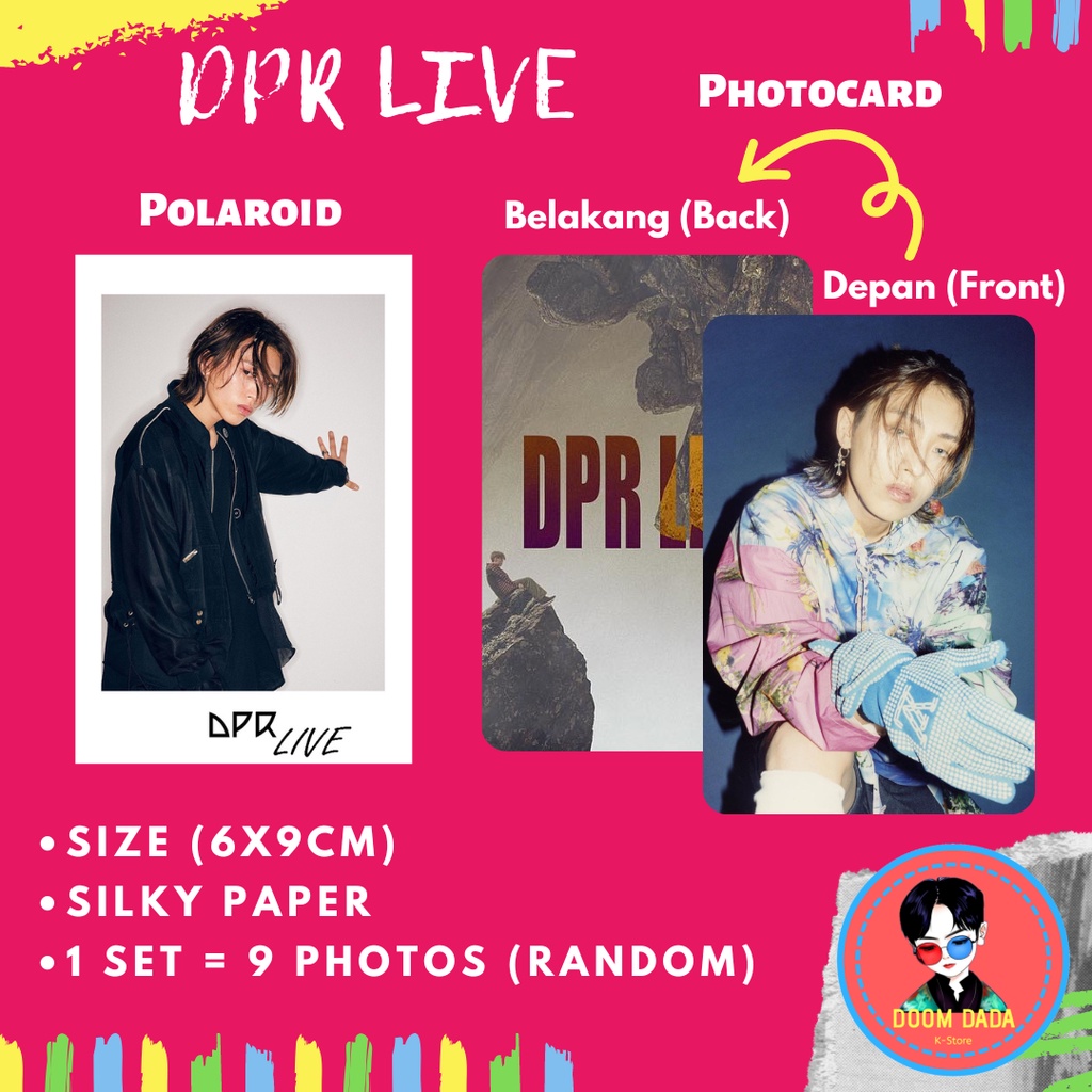 Jual Paket Polaroid DPR Live Rapper Korea / Paket Photocard DPR LIVE ...