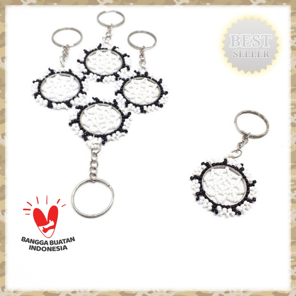 Jual Gantungan Kunci Etnik Manik Monte Handmade Khas Bali | Shopee ...