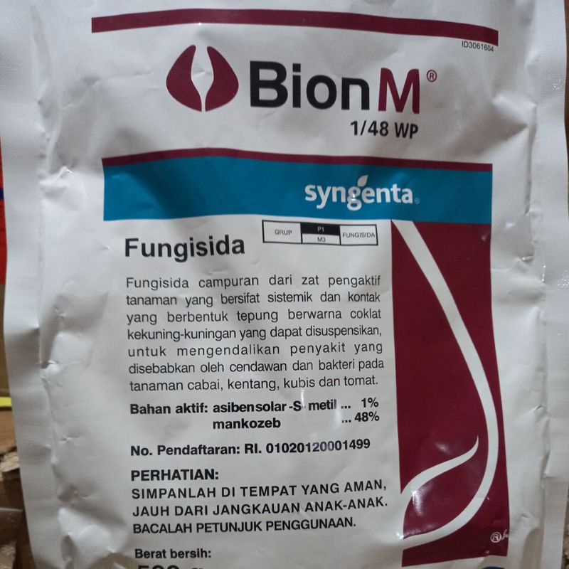 Jual fungisida bion m 500 gram asli syngenta | Shopee Indonesia
