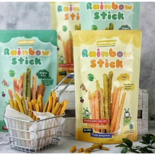 Jual Sunskrips Rainbow Stick / Snack MPASI camilan anak Rainbow puff ...