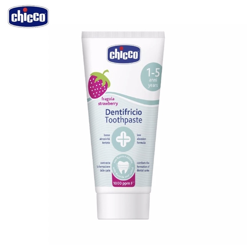 Jual Chicco Baby Toothpaste Strawberry 12m+ 50ml | Shopee Indonesia