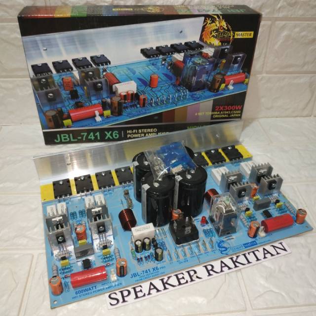 Jual Kit power amplifier stereo 2x300W + Dioda dan Elco JBL-741 X6 | Shopee Indonesia