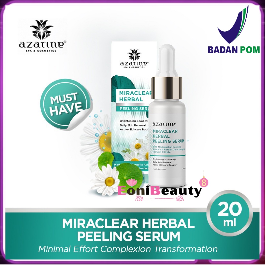Jual AZARINE AHA BHA Miraclear Herbal Peeling Serum 20ml | Shopee Indonesia