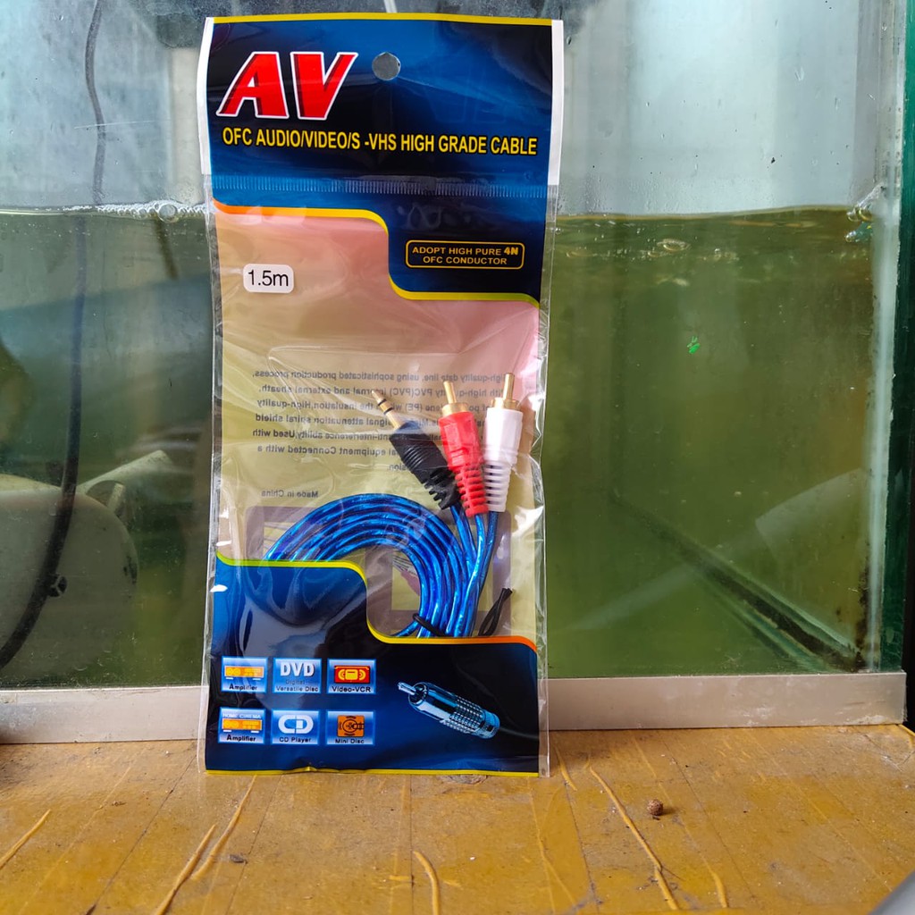 Jual KABEL AUX 1-2 / KABEL AUX 1,5M | Shopee Indonesia