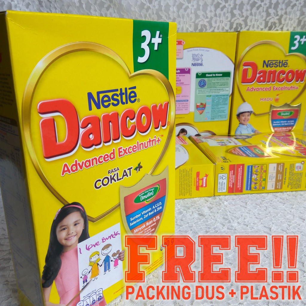 Jual Susu Nestle Dancow 1+ / 3+ / 5+ (Free PACKING KARDUS + PLASTIK ...