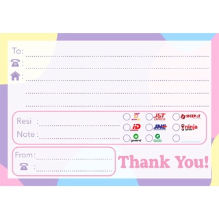 Jual Stiker Alamat Pengiriman A LANDSCAPE 10X7CM | Sticker Label Barang ...