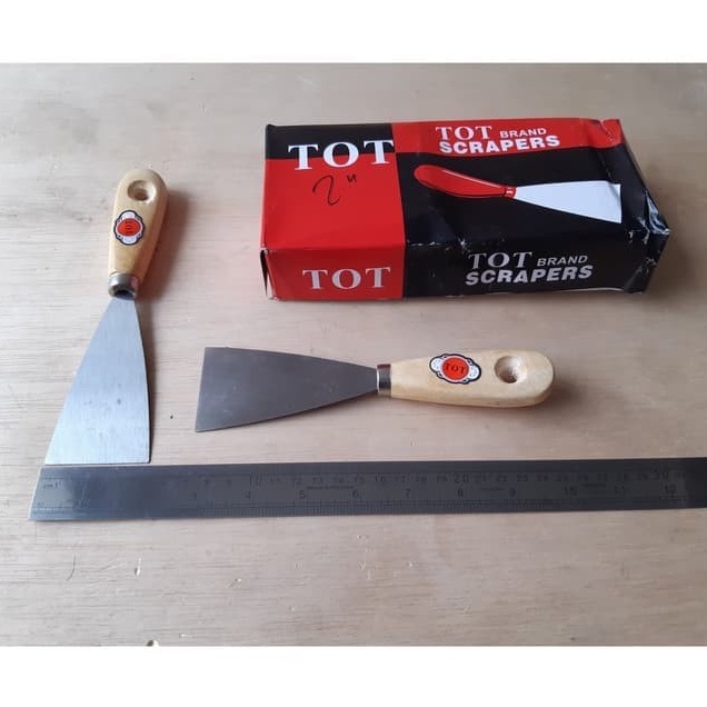 Jual KAPE KAYU 2.5 INCHI / KEROKAN CAT DINDING TEMBOK LILIN / SCRAPER ...