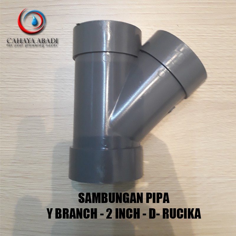 Jual GROSIR - FITTING PIPA - RUCIKA - Y BRANCH - 2 INCH - D | Shopee Indonesia