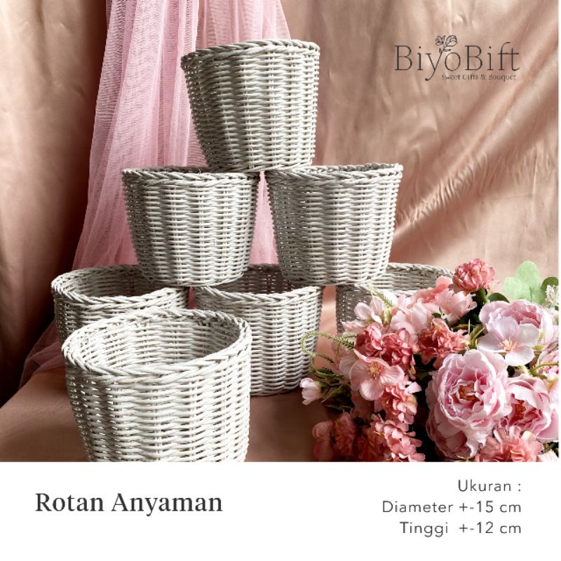 Jual Pot Rotan Balon , Rotan Anyaman | Shopee Indonesia