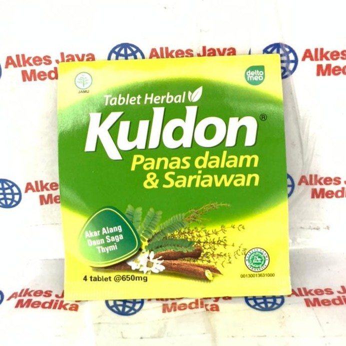 Jual KULDON ISI 4 TABLET - OBAT SARIAWAN dan PANAS DALAM | Shopee Indonesia