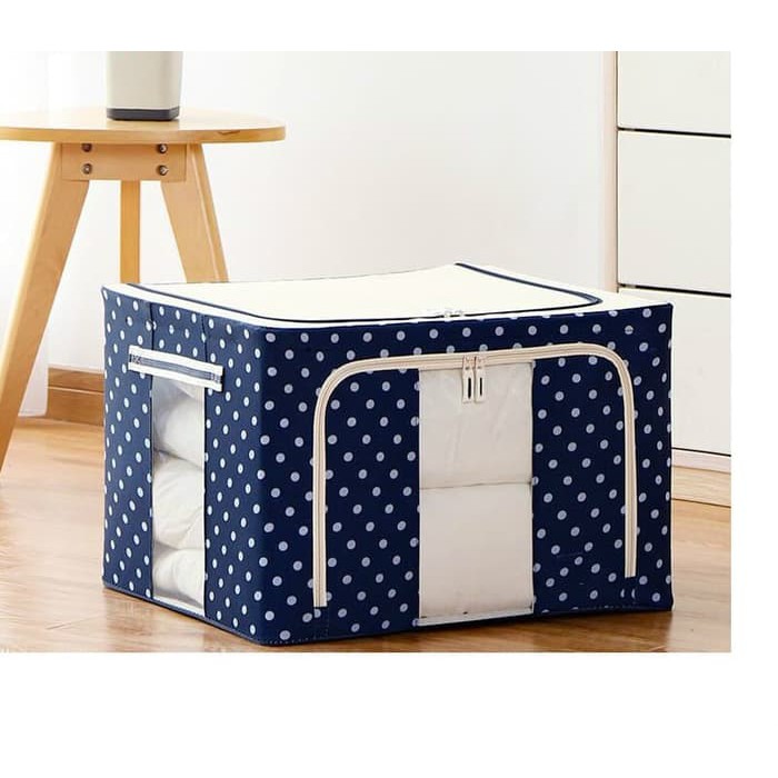 Jual STORAGE BOX 66 liters frame baja Double Zipper Large Box 66L ...