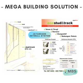 Jual Metal Stud Jayaboard 76mm / Jaya BMS Partition Rangka Partisi Besi ...