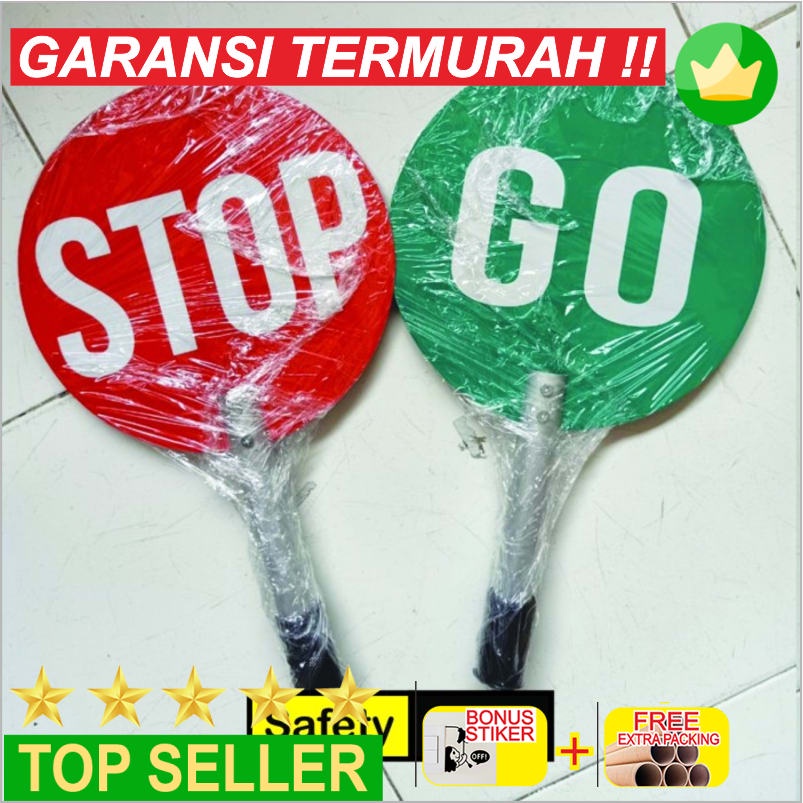 Jual Grosir Rambu Parkir Stop & Go tangan Diameter 20 cm Keren | Shopee ...