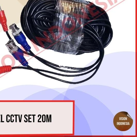Jual KABEL CCTV SET 20M Cocok utk Camera HD | Shopee Indonesia