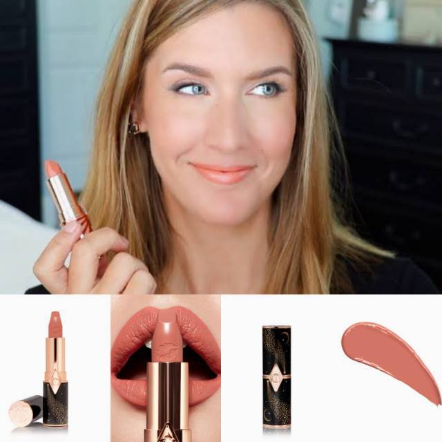 Jual Charlotte Tilbury Hot Lips 2 Warna JK Magic - A Peachy nude rose ...