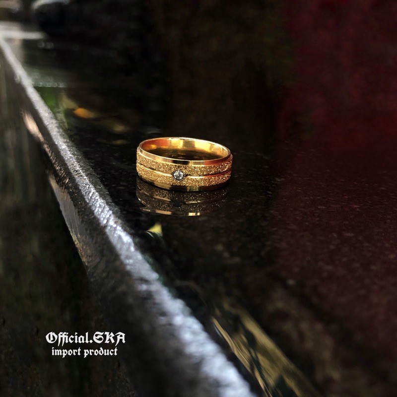 Jual GOLD DIAMOND BLINK RING / MISTY RING | Shopee Indonesia