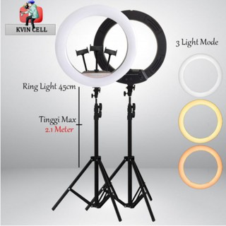 Jual Paket Ring light 45cm / Ring light Besar / Ring light Jumbo / Ring ...