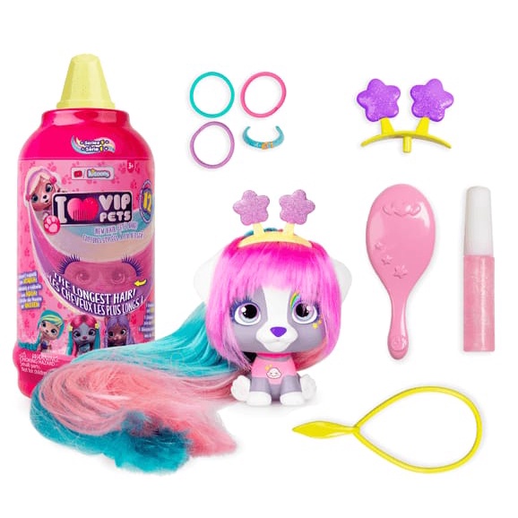 Jual I Love VIP Pets Series 1 Mousse Bottle Surprise Hair Reveal Doll ...