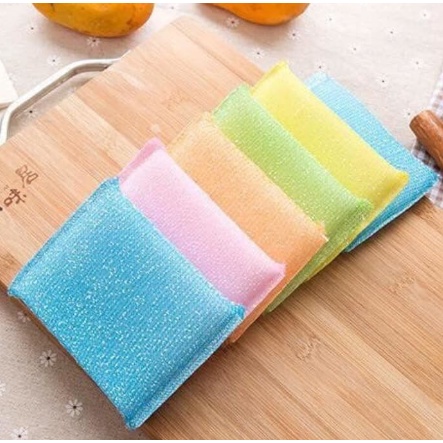 Jual BS5 - SPONS CUCI PIRING SPON DISHWASHING SPONGE - SPONS KUNING ...
