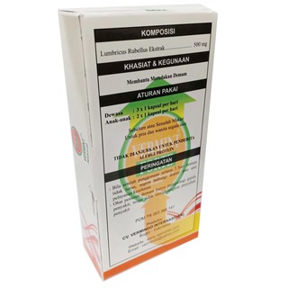 Jual Vermint Forte 500 Mg Kapsul Cacing Kering - 30 Kapsul Obat Tipus ...