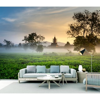 Jual Wallpaper Dinding taman bunga, Wallpaper Taman indah, stiker ...