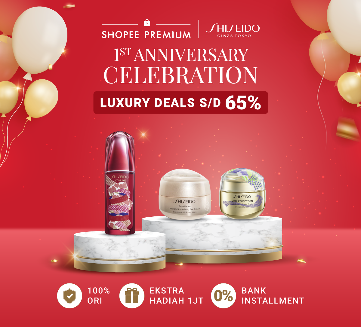 Shopee Premium 1st Anniversary | Garansi 100% Ori, Ekstra Hadiah 1JT ...