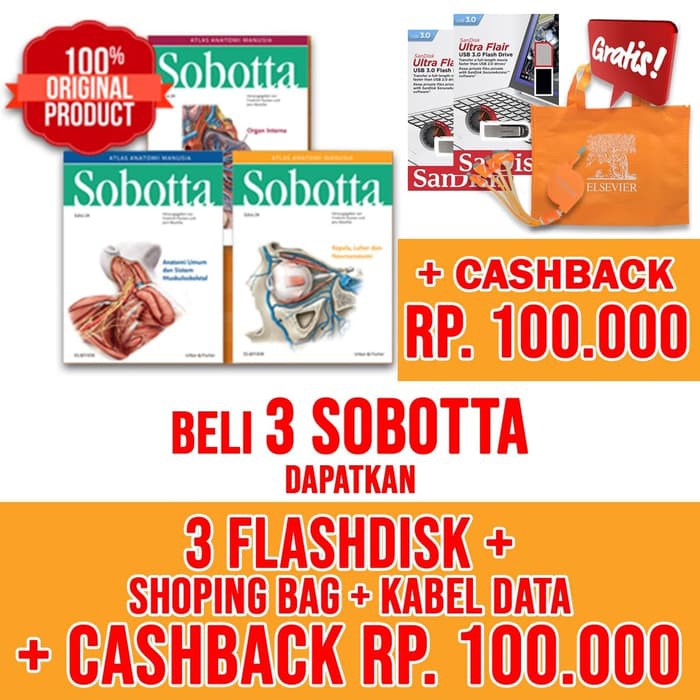 Jual PAKET SOBOTTA ATLAS ANATOMI MANUSIA (1-2-3) ED 24 READY STOCK ...