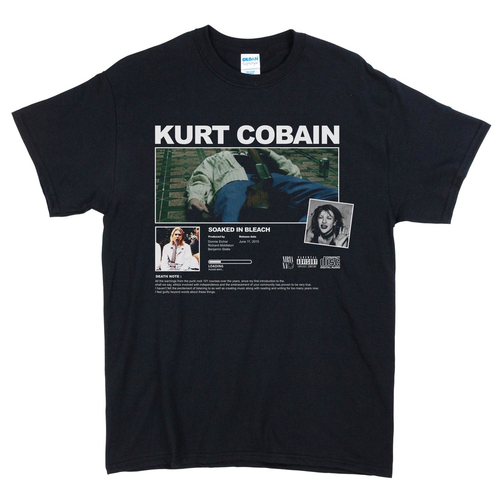 Jual ( COD ) KAOS MUSIK BAND NIRVANA KURT COBAIN - SOAKED IN BLEACH ... Jual ( COD ) KAOS MUSIK BAND NIRVANA KURT COBAIN - SOAKED IN BLEACH ...