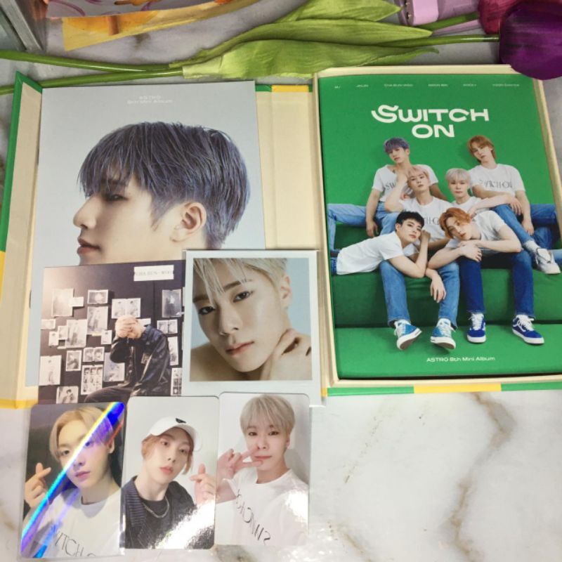 Jual Official Astro Switch On Photocard Polaroid Sanha Moonbin Eunwoo 