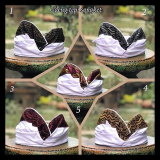 Jual Pakaian adat bali topi udeng putih songket dewasa khas bali ...