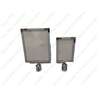 Jual SIGN FRAME A4 LANDSCAPE SIGNAGE/ PAPAN TIANG ANTRIAN | Shopee ...