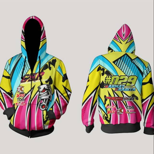 Jual Jaket Racing/Jaket Drag Race Printing (Custom) | Shopee Indonesia