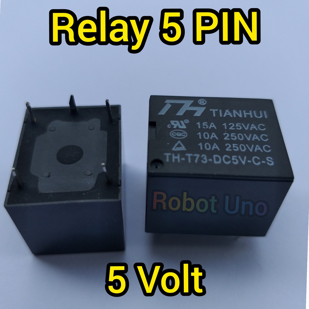 Jual Relay 5V 5 PIN Tianhui Original | Shopee Indonesia
