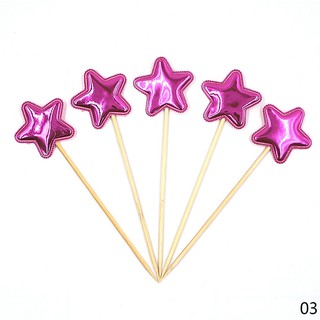Jual TOPPER KUE BENTUK BINTANG / HATI / MAHKOTA UNTUK DEKORASI PESTA ...