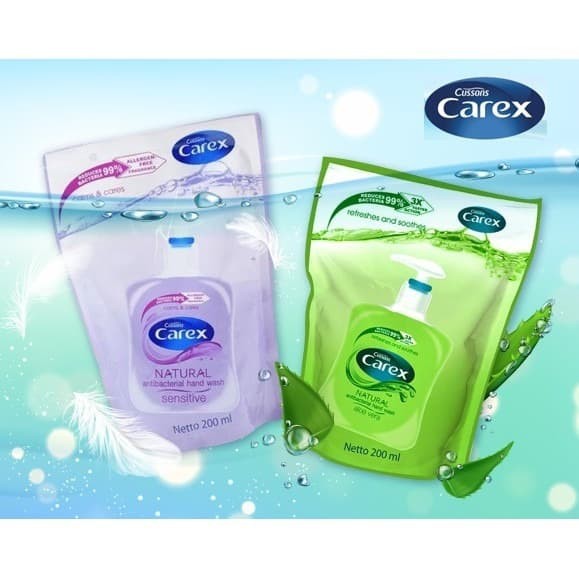 Jual Sabun cuci tangan Cussons Carex Hand Wash refill 200ml | Shopee ...