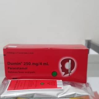 Jual Dumin 250mg/4ml Rectal Tube Per Pack - Paracetamol 250mg Rectal ...