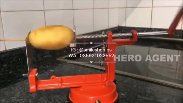 Jual Mesin Alat Pemotong Pengiris Pembuat Kentang Ulir Melingkar Spiral ...