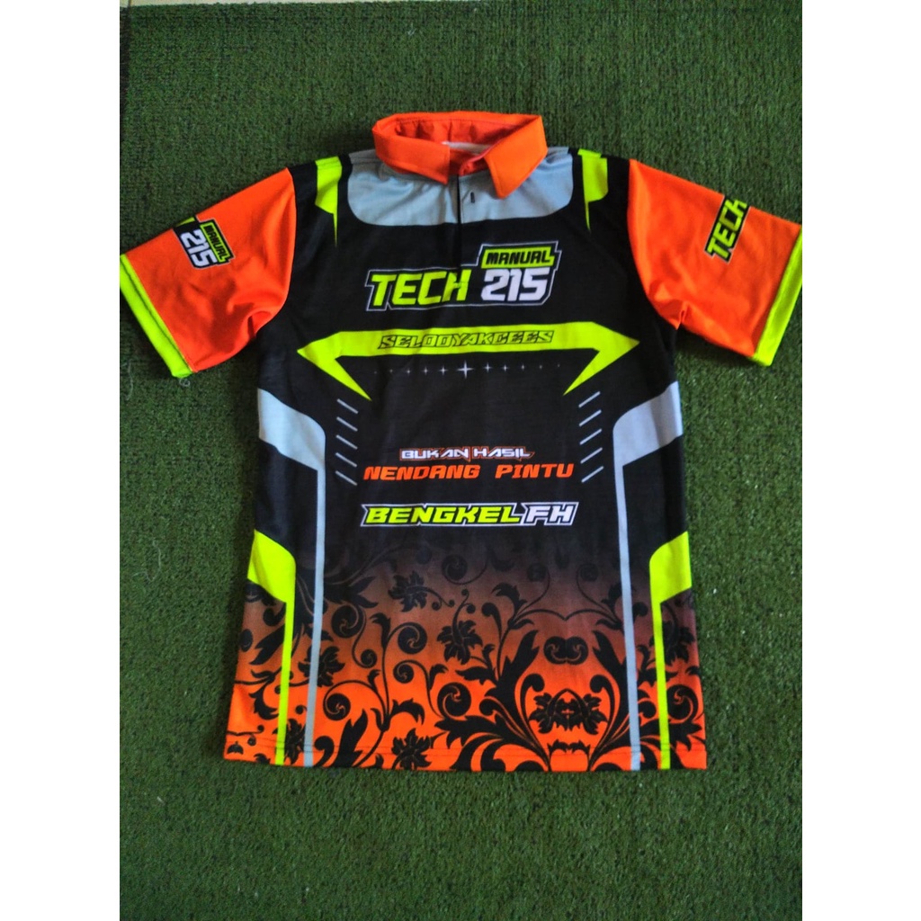 Jual Jersey Racing Kaos Jersey Printing Kerah | Shopee Indonesia