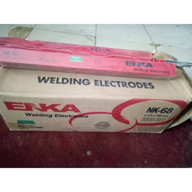 Jual Kawat Las Enka 2.6 NK 68 kemasan 1kg | Shopee Indonesia