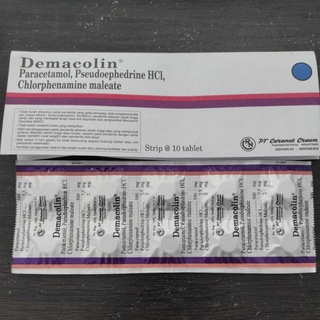 Jual Demacolin tablet (1strip/10 tablet) | Shopee Indonesia