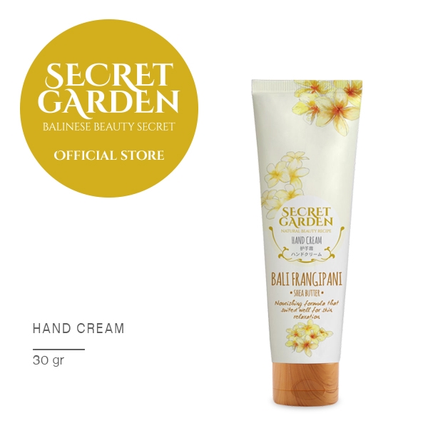 Jual Secret Garden Hand Cream Bali Frangipani 30gr | Shopee Indonesia