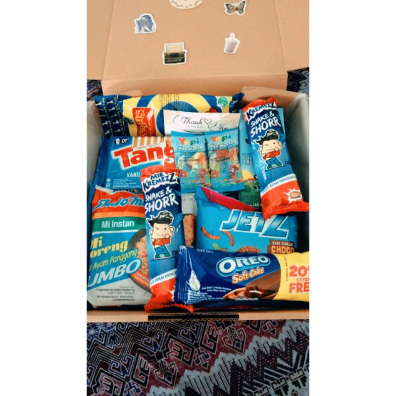 Jual Snack Box Blue Biru | Shopee Indonesia