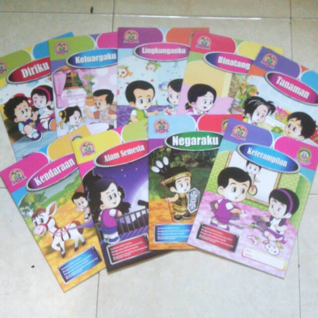 Jual Buku paket tematik umum /untuk PAUD / TK B /usia 5 - 6 tahun ...