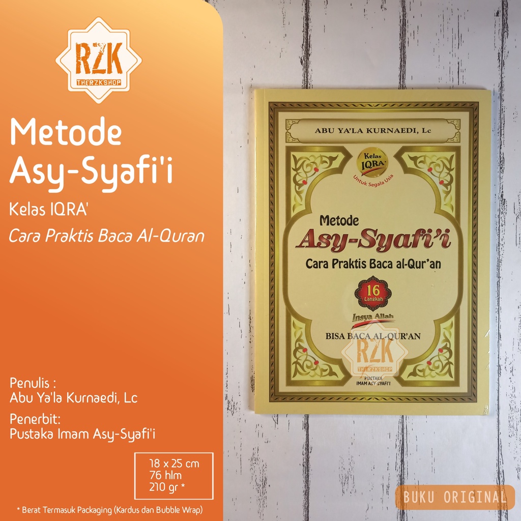 Jual Buku Metode Asy-Syafi'i Cara Praktis Baca Al-Quran | Shopee Indonesia