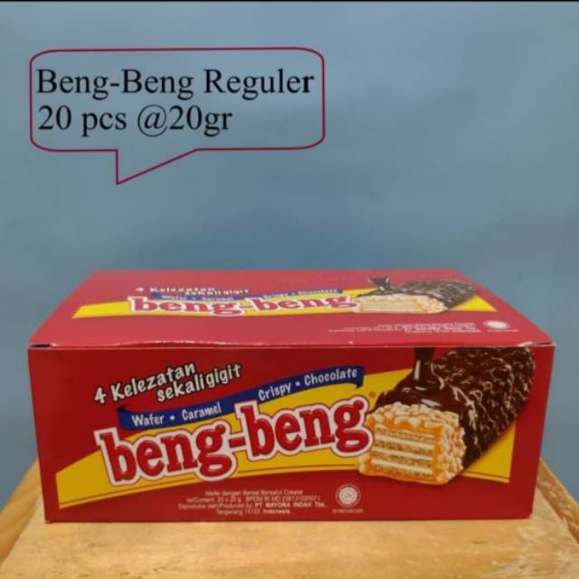 Jual beng-beng Reguler (20 pcs @20gr | Shopee Indonesia