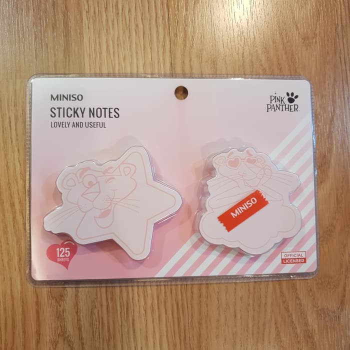 Jual Miniso Japan Sticky Notes Pink Panther Official Licensed Miniso ...
