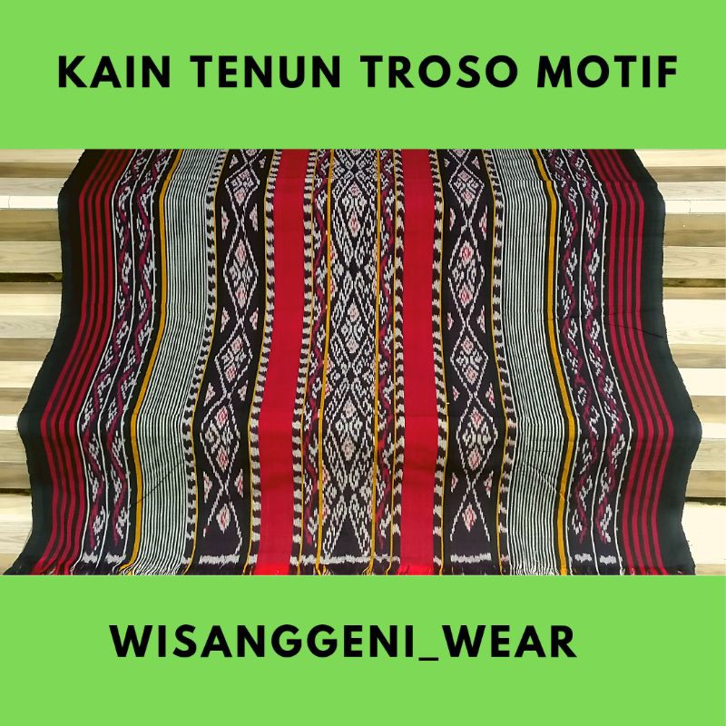Jual Kain tenun etnik ikat blanket troso jepara motif lurik | Shopee Indonesia